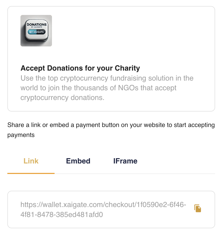 Accept Cryptocurrency Donations for Nonprofit - XaiGate